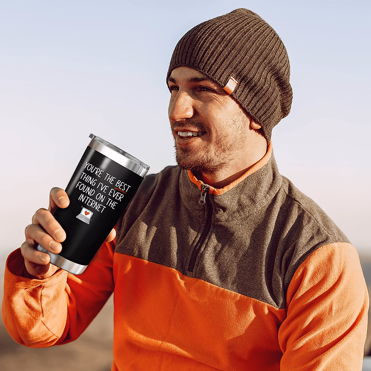 ZAGKOO Anniversary For Him, Her Gifts - Gifts For Boyfriend, Girlfriend, Husband, Wife, Friends - Romantic I Love You Couple Gifts For Him, Her - Birthday Gifts For Him, Her, Men, Women - Tumbler 20oz