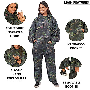 Selk'bag Lite Wearable Sleeping Bag - Outdoor and Indoor Sleeping Bags for Camping, Hiking, Travel, and Backpacking w/Stuff Sack - Lightweight Sleeping Bag Suit - Temp Rating 48-55 degrees F