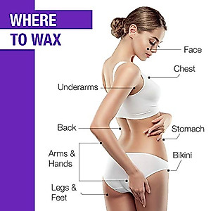 Clean + Easy Personal Roll-On Waxer Kit Set Easy Hair Removal At Home Waxing Machine Device (120V)