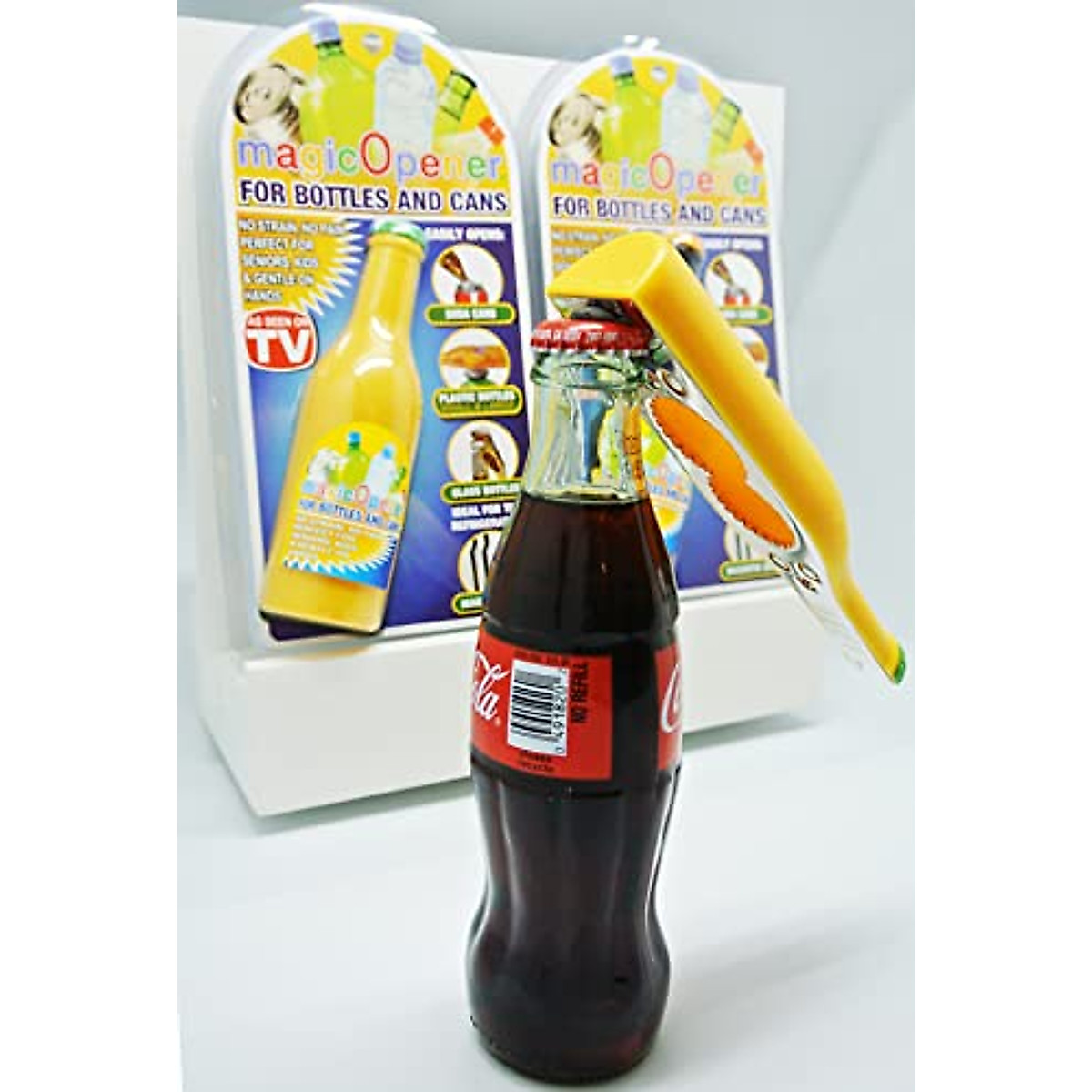 Open Soda & Water Plastic Caps EZ | Bottle Opener | Soup Pull Tab | Arthritis Helpers | Elderly | mO EXTREME | Fridge Magnetic | Ergonomic | Weak Hands Help | Bottle Opener Gift | Magnets-Twist off ez