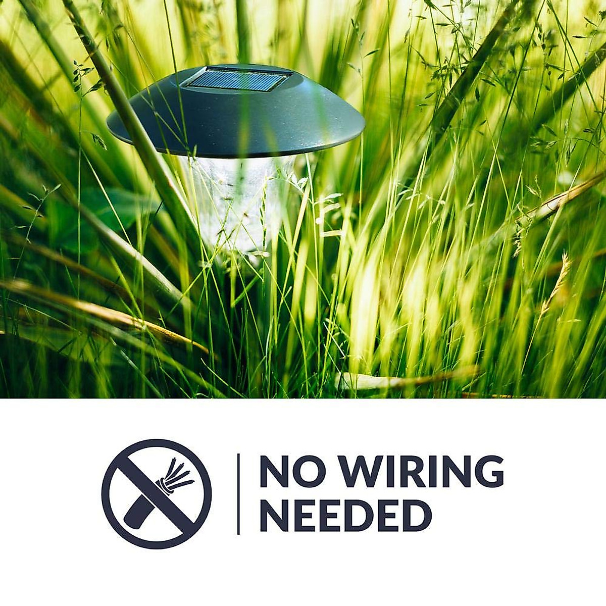 Best Solar Light SOLARPATHF2-2 10X Brightness 3000K Outdoor Solar LED Filament-Style Path Weatherproof Metal Light (4 Pack), 4-pack, Black, 4 Piece