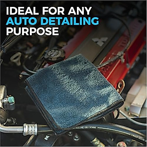 The Rag Company - All-Purpose Microfiber Terry Cleaning Towels - Commercial Grade, Highly Absorbent, Lint-Free, Streak-Free, Kitchens, Bathrooms, Offices, 300gsm, 12in x 12in, Green (12-Pack)