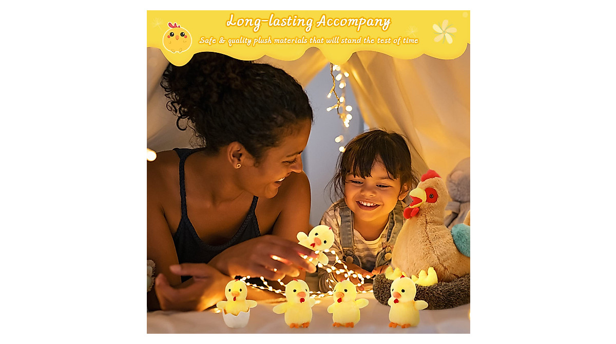 Skylety Plush Chicken Toys for Fun & Decorations