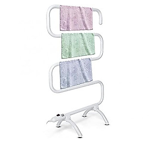 TFIIEXFL Laundry Dryer Household Floor Stand S Shape Constant Temperature Electric Heating Drying Towel Rack