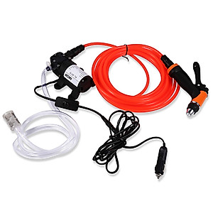 High Pressure Electric Car Washer Cleaning Machine Water Pump Trigger Spray Gun Washing Kit 12V