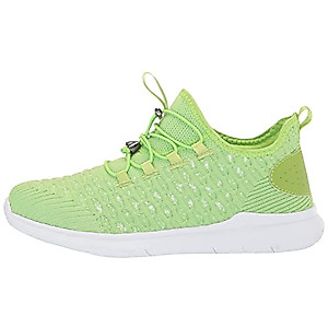 Propét Women's TravelBound Sneaker, Green Apple, 10 Narrow