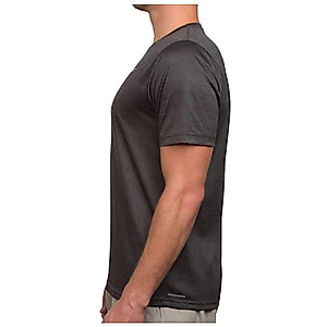 Reebok Men's Textured Active Tee (Black Jaquard, XX-Large)