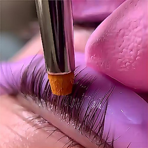 Lash Lift Tool Y Brush Replacement Soft Lami Laminator Brush for Brushing Glue Balm Collecting Lashes Neatly On The Silicone Perm Shields Reusable Eyelash Lifting Brushes More Than 100 Usages