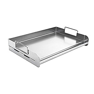 Charcoal Companion CC3500 Stainless Steel Pro Grill Griddle