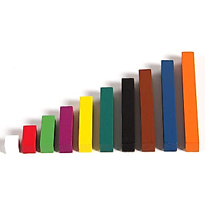 hand2mind Plastic Cuisenaire Rods Classroom Set, Math Manipulatives, Montessori Math Rods, Math Counters, Math Blocks, Counting Blocks, Montessori Math, Fraction Bars, Number Rods (Set of 15)