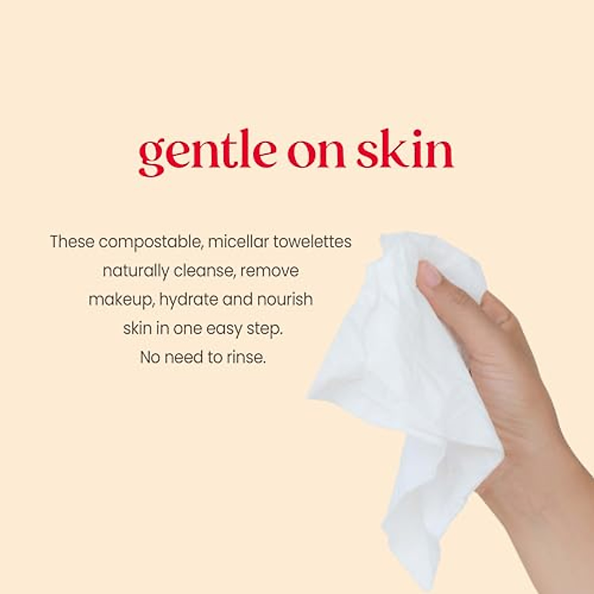 Burt's Bees Micellar Facial Towelettes With Rose Water, Pre-Moistened Towelettes for All Skin Types, 99.5 Percent Natural Origin Skin Care, 30 ct. Package