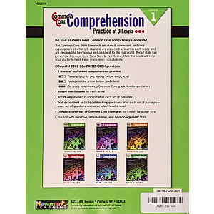 Newmark Learning Grade 1 Common Core Comprehension Aid (CC Comp)