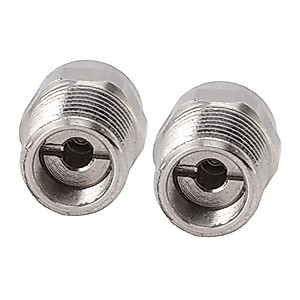 Jeanoko Misting Nozzle, Garden Atomization System External Thread Stainless Steel 2PCS Multi Purpose for Watering