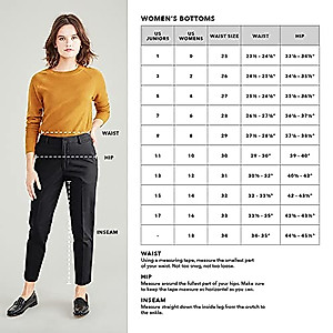 Dockers Women's Slim Fit High Rise Jean Cut Pants, Lucent White, 28