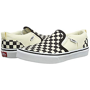 Vans YT Asher Trainers, Multicolour Checkers Black Natural Ipd, 5 US Unisex Big Kid