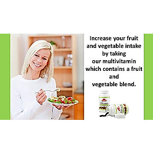 SJJ DEPOT 120 Multivitamin Fruit and Vegetable Liquid Capsules, Loaded Multivitamins, Supplements, Multiple Vitamin has Joint Heart Brain Antioxidants, Daily Women Men Senior Adult Multi Vitamins