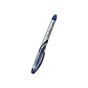STAPLES 704789 Optiflow Needle-Tip Rollerball Pens Fine Point Blue Dozen (15195)