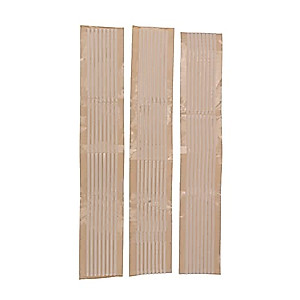 Non Slip Hanger Grips, 200PCS Self Adhesive Silicone Clothes Hanger Strips Clear with Fins for Clothing Hanger, 0.24 x 2.76in