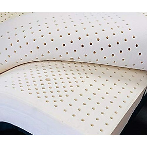 Equilibrium100% Natural Latex Mattress Topper - Soft - 2 Inch - Full Size