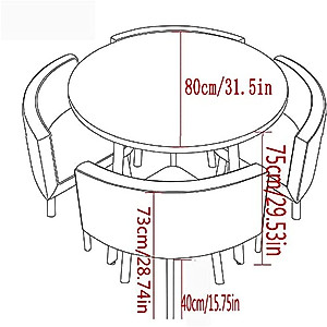 Office Reception Round Table- Conference Reception Room Coffee Table with Chair, Nordic Reception Desk and Chair Combination Hotel Tables and Chairs Simple Square 80cm Desktop Restaurant Tables and Ch