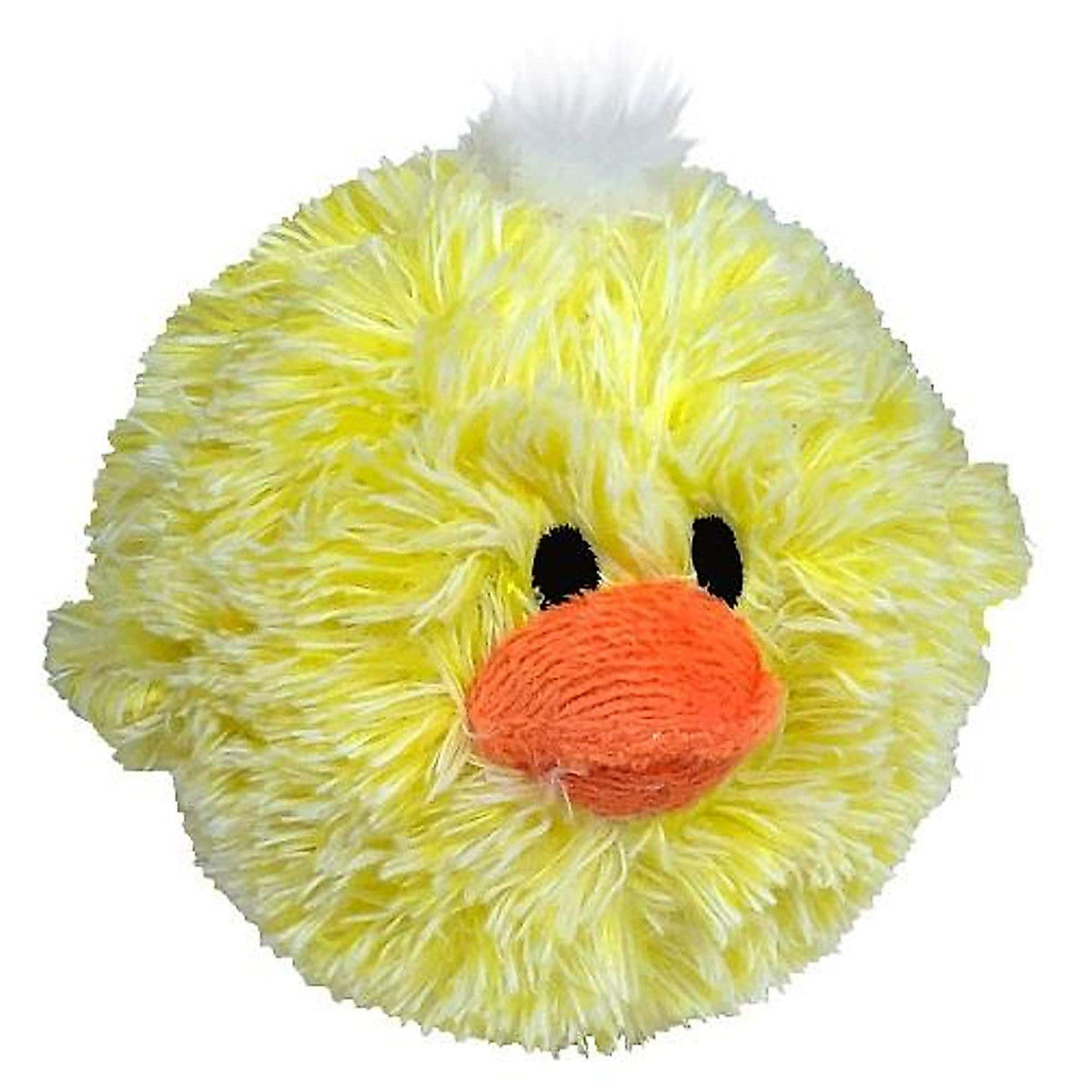 Pet Lou Dog 4 Inch EZ Squeaky Chick, Beige, Small, for All Breed Sizes