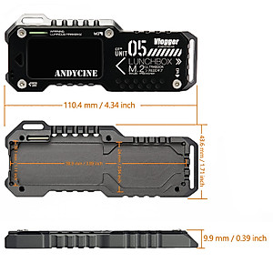 ANDYCINE Lunchbox V M.2 SSD NVME&SATA Enclosure M.2 Case up to USB 3.1 Gen 2 10Gbps RTL9210B Chips Compatible for Selected Camera,PC, Mobile Phone and Laptop (Black Color)