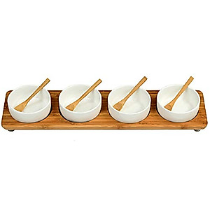 Picnic at Ascot Four Bowl in Line Serving Platter