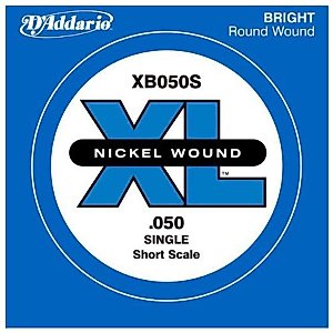 D'Addario Single Bass Xl 050 Short