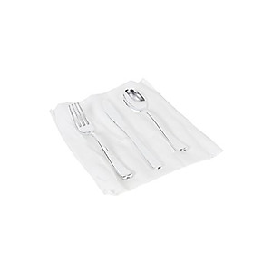 2dayShip Cloth-like Guest Towels 12 X 17 White Disposable Hand Napkins - 100 Pack