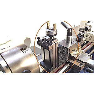 Mini Vertical Milling Slide Mounted on Z Type Caste Iron Angle Plate -Direct Fit for Mini Lathes