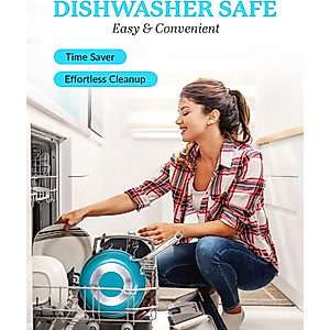 Gotham Steel Aqua Blue Pots and Pans Set, 12 Piece Nonstick Ceramic Cookware, Includes Frying Pans, Stockpots & Saucepans, Stay Cool Handles, Oven & Dishwasher Safe, 100% PFOA Free, Turquoise