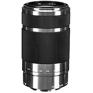 Sony ZV-E10 Mirrorless Camera (White) w/E PZ 16-50mm f/3.5-5.6 OSS Lens + E 55-210mm f/4.5-6.3 OSS Lens + 2X 64GB Memory + Case + Filters + Tripod & More (35pc Bundle) (Renewed)