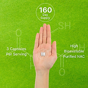 2 Pack NAC Supplement (N-Acetyl Cysteine) 1,000mg Serving with Reduced Glutathione, 480 Capsules