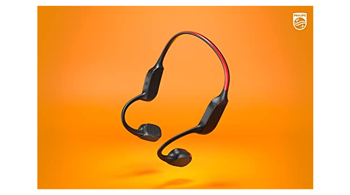 Philips GO A7607 Open-Ear Bone Conduction Headphones – Waterproof ...