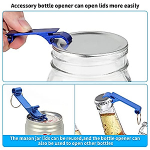 LIIGEMI Mason Jar Vacuum Sealer and Accessory Hose Compatible for FoodSaver Vacuum Sealer, Vacuum Sealing Kit for Wide-Mouth and Regular-Mouth Mason Jars,Canning Jar Sealer