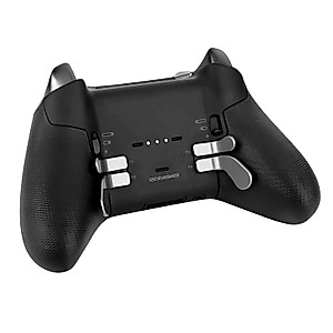 TOMSIN Xbox Elite Controller Series 2 and Series 1 Paddles,Metal Stainless Steel Parts for Xbox One Elite 2&1 Controller,Xbox Controller Elite 2 Core Accessories(2 Medium & 2 Mini)(Silver)