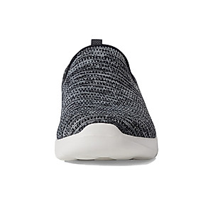 Skechers Women's GO Walk Joy-Everly Sneaker, Black/Gray, 8.5