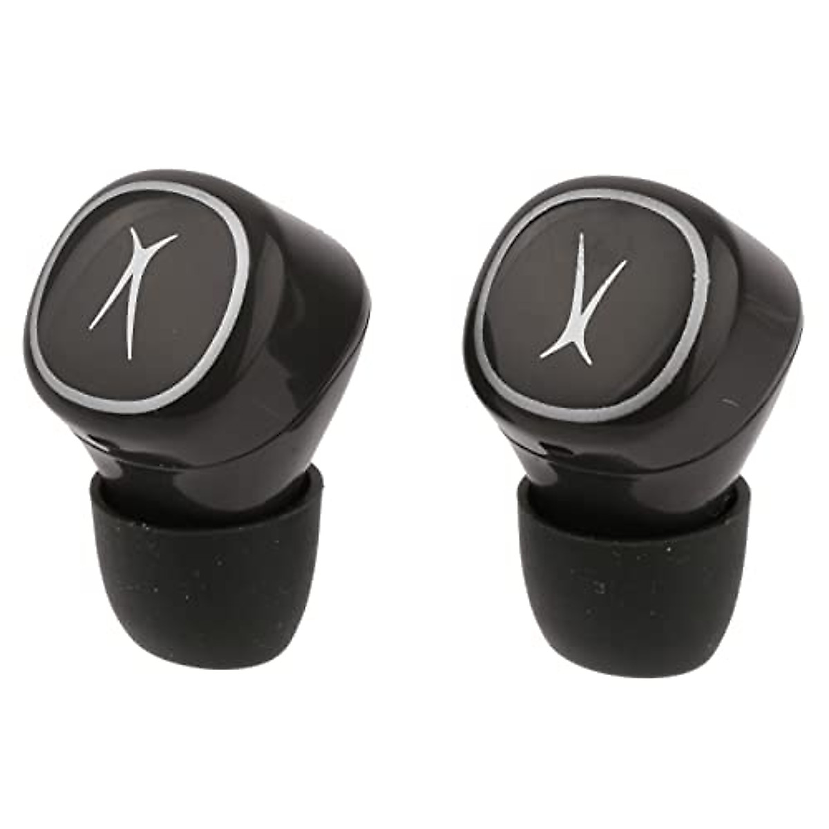 Altec Lansing NanoPods - Truly Wireless Earbuds with Charging Case, TWS Waterproof Bluetooth Earbuds with Touch Controls for Travel, Sports, Running, Working (Charcoal Grey)