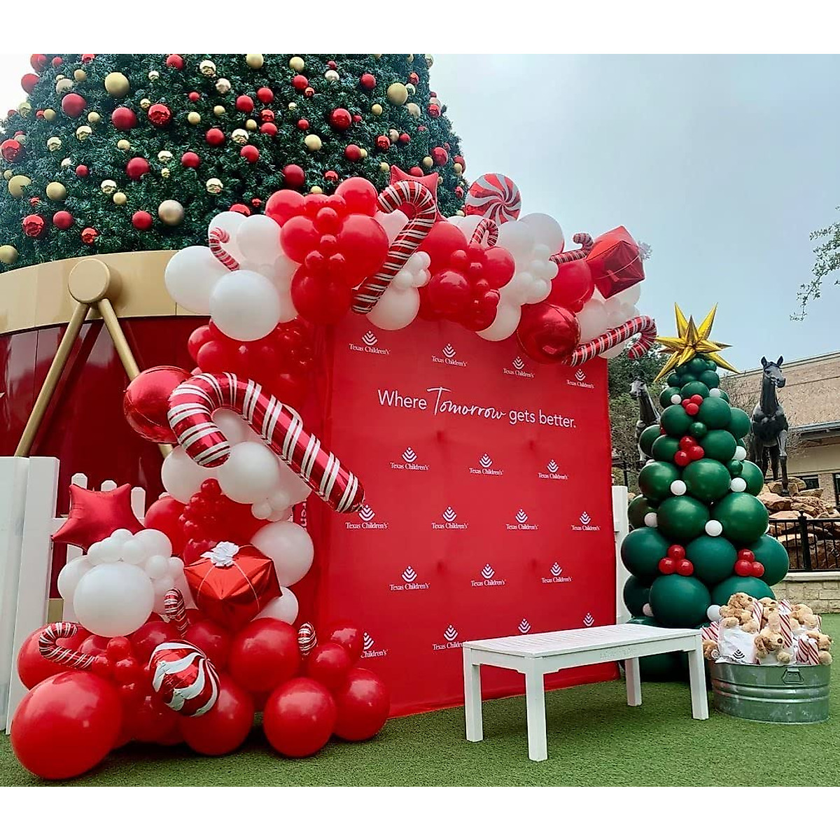 Red Balloons 110Pcs Red Balloon Garland Arch Kit 5/10/12/18 Inch Matte Latex Red Balloons Different Sizes as Birthday Balloons Wedding Valentine’s Day Balloons Christmas Balloons Party Decorations