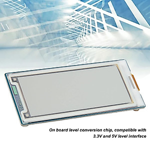 3inch Electronic Ink Display Module, 400 x 168 Resolution Low Power Red, Yellow, Black, White 4 Color Electronic Ink Display Panel, for RPi, for Jetson Nano, for STM32, SPI Interface