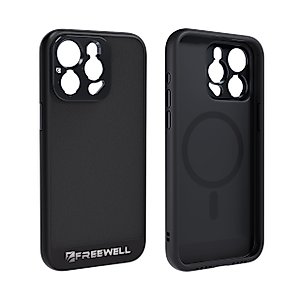 FREEWELL Sherpa Series Case for iPhone 15 Pro Max Magnetic Filter Mount & F Series Lens Slot (NOT Compatible with 17MM Lenses) Black