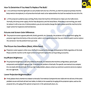 EWO'S LP97 Replacement Projector Lamp Bulb for ELPLP97 Epson Powerlite Home Cinema 2200 2250 1080 880 VS260 EX9230 EX9240 EX3280 EX5280 EX7280 X49 W49 982W E20 U50 V13H010L97 Projectors