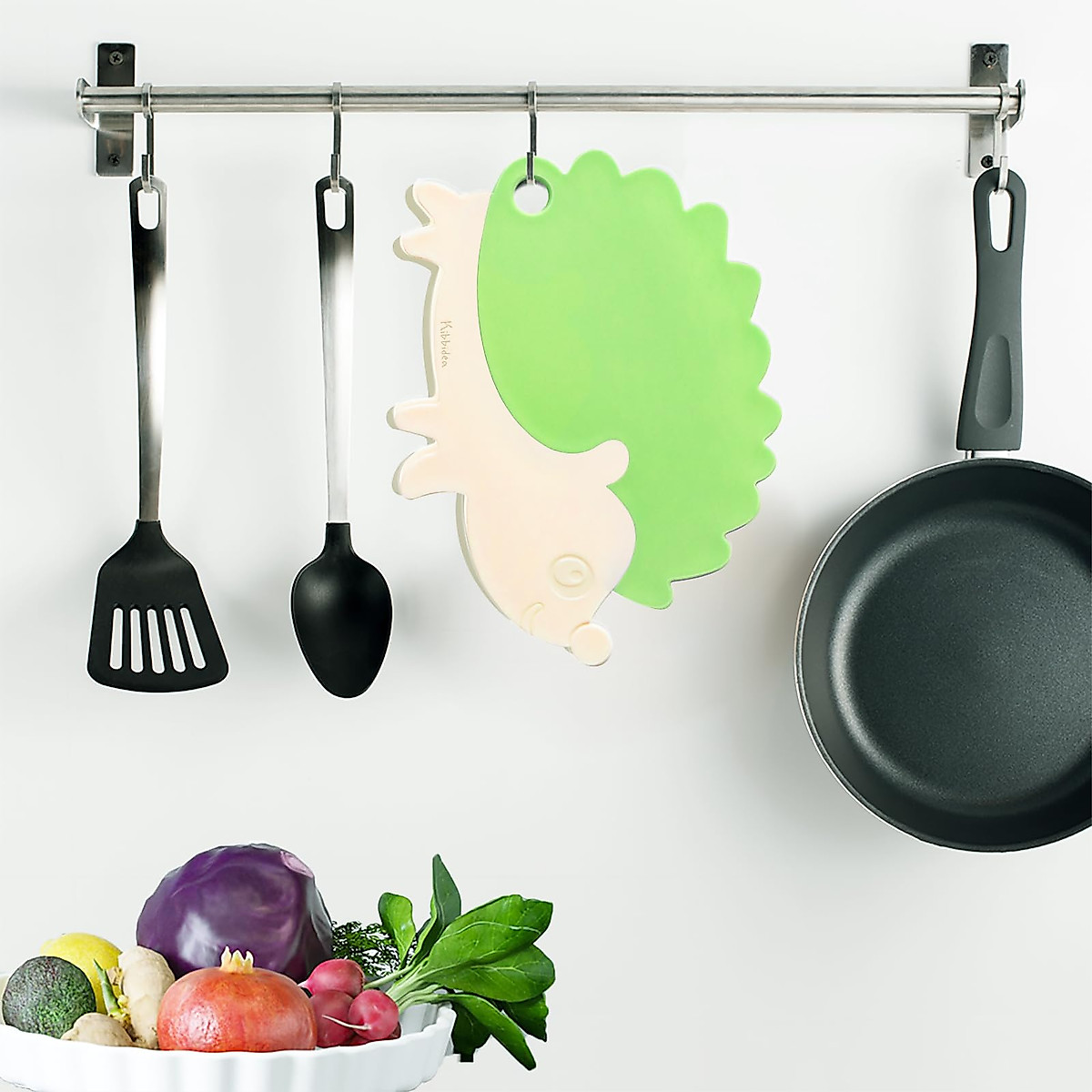 Kibbidea Kids Safe Kitchen Knife with Cutting Board, Kids Knife Set for Real Cooking, BPA-free, Stainless Steel Kids Chef's Knife Set for Cutting Fruits and Veggies