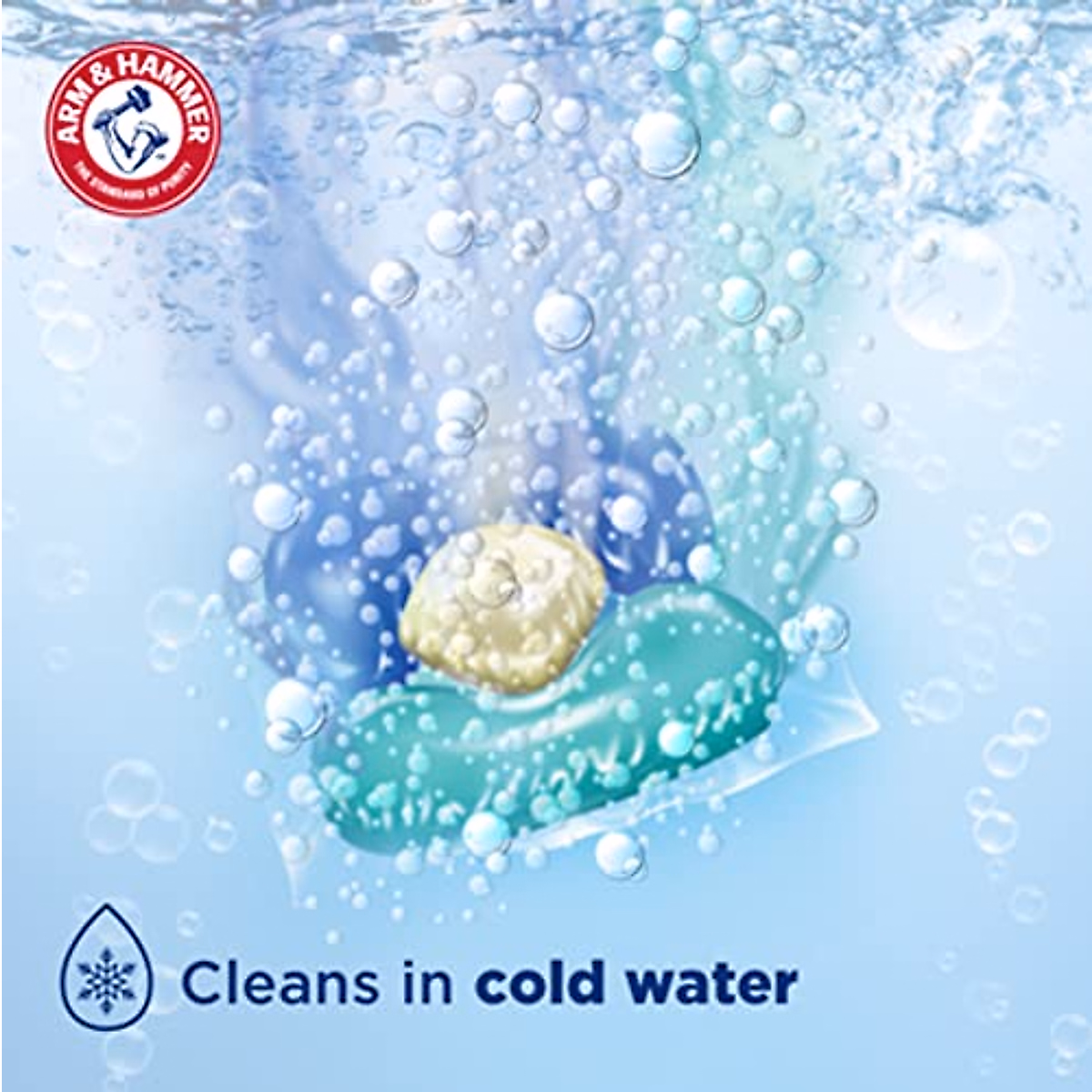 Arm & Hammer Clean Burst 5-in-1 Laundry Detergent Power Paks, High Efficieny (HE), 42 Count