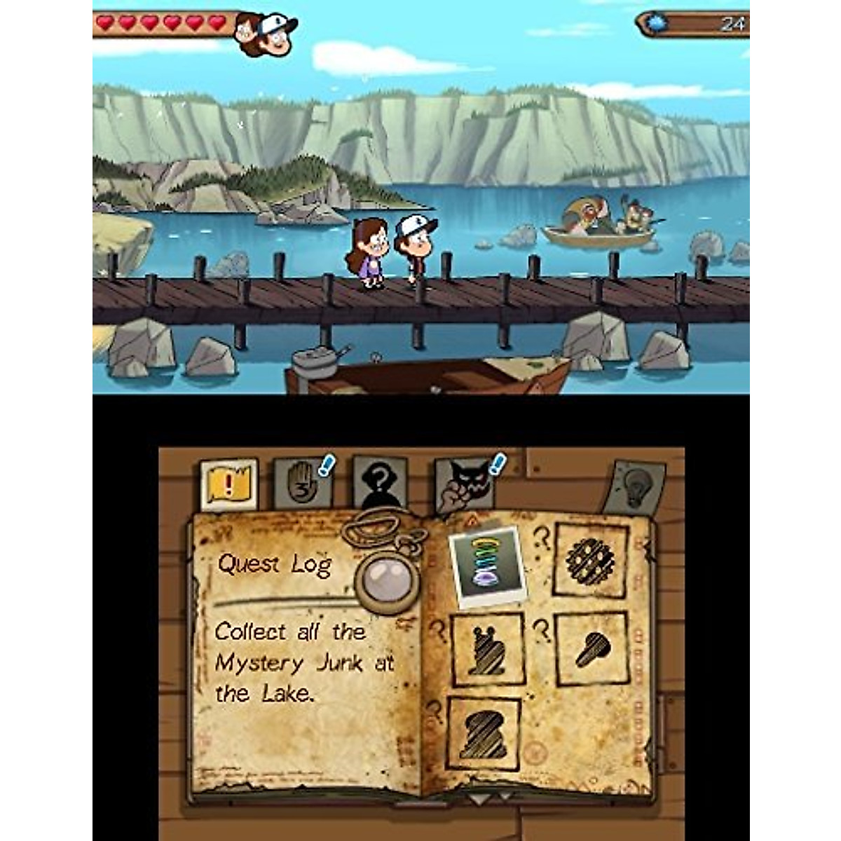 Gravity Falls: Legend of the Gnome Gemulets - Nintendo 3DS Standard Edition (Renewed)