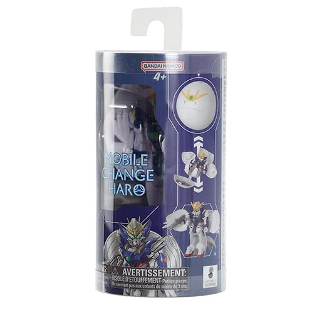 Bandai Namco - Gundam - Wing Gundam Zero (EW), Mobile Change HARO 3.5" Action Figure