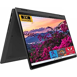 Lenovo Flex 5 Laptop, 14.0" FHD Touch Display, AMD Ryzen 7 5700U, 16GB RAM, 512GB PCIe SSD, AMD Radeon Graphics, Windows 11 Home Bundle with JAWFOAL