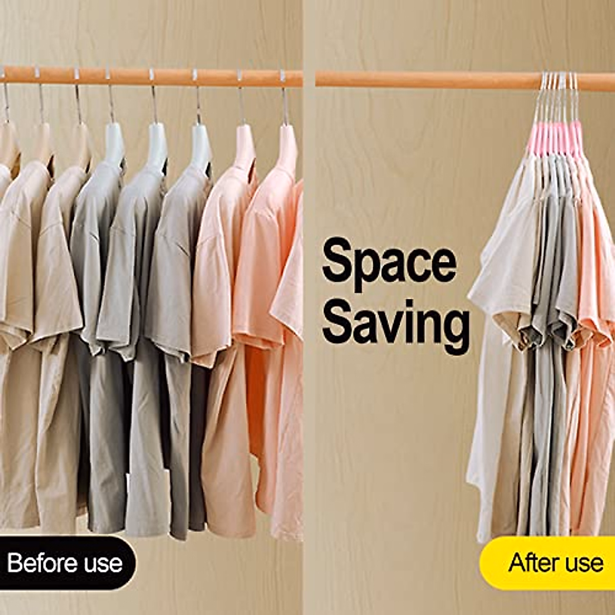 Plastic Hangers, Heavy Duty Clothes Hanger for Adults, Heart Hangers with 360 Degree Swivel Hook for Coat Jackets, Pants, Shirts, T-Shirts, Dresses Clothes Hanger (10 Pack - Pink)