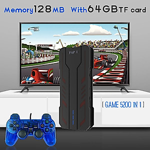 HAIHUANG Handheld Video Game Console PAP1 Retro Game Controller Support 4K HDMI 1280720 P Output Game Speed FPS 1: 1 60HZ 128MB 32GB-TF Card with 4000 Classic Games TF Expansion Maximum to 256GB, LE