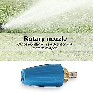 Mojoyce 5000psi High Pressure Cleaning Water Spray Nozzle Ceramic Core Garden Rotary Sprinkler System Hose Valve Tools